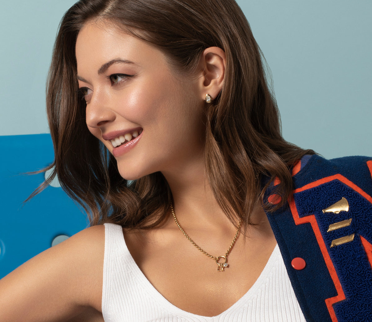 Layered Pear Studs – Phillips House