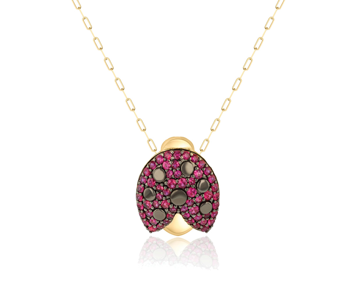 Large Ruby Ladybug Necklace – Phillips House
