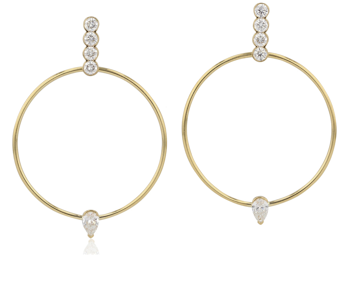 Diamond Loop Drop Earrings – Phillips House